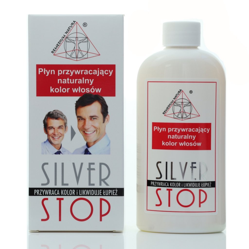 Silver Stop Remedium Natura Płyn Przeciw Siwym Włosom - Biokord.com ...
