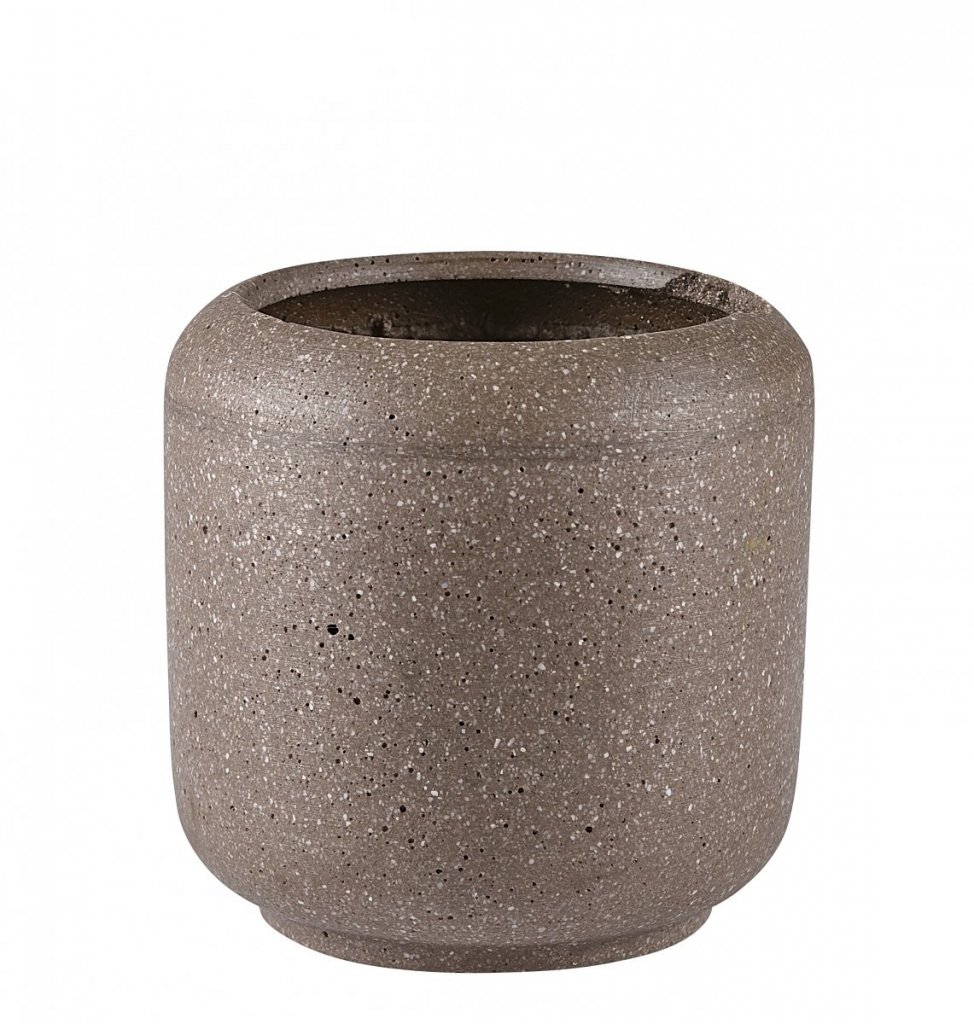 Villa Collection VERN Doniczka do Kwiatów 22,5 cm Czarna | DesignForHome.pl