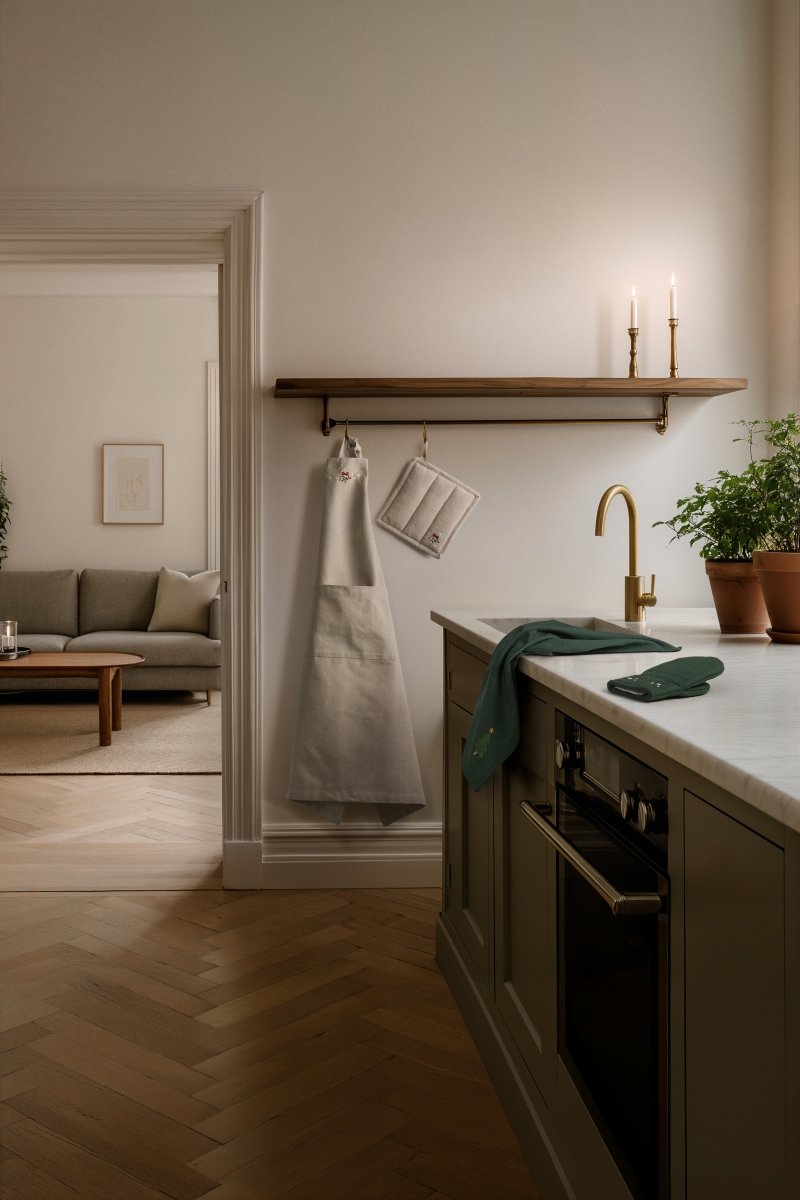 Juna CHRISTMAS Bawełniana Rękawica Kuchenna Piaskowa - Tekstylia ...