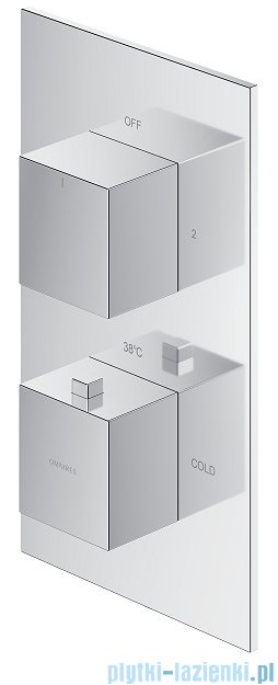Omnires Fresh bateria termostatyczna 2-wyjściowa element natynkowy ...