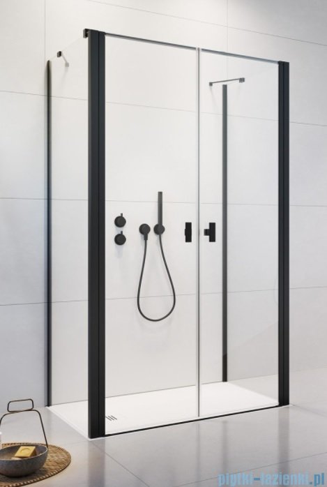 Radaway Nes Black DWD+2S kabina 100x90x100cm czarny mat/szkło ...