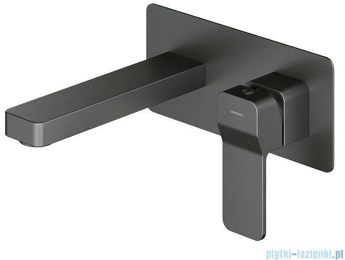 Omnires Slide bateria umywalkowa podtynkowa grafit szczotkowany ...