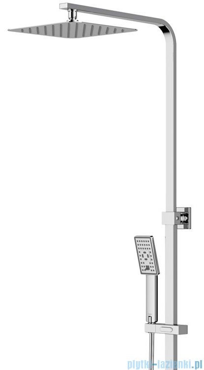 Omnires Baretti natynkowy zestaw prysznicowy chrom BA7844CR - plytki ...