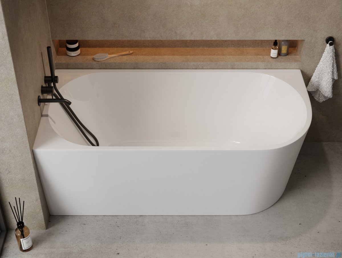 The North Bath Calia wanna wolnostojąca przyścienna lewa 170x80cm ...