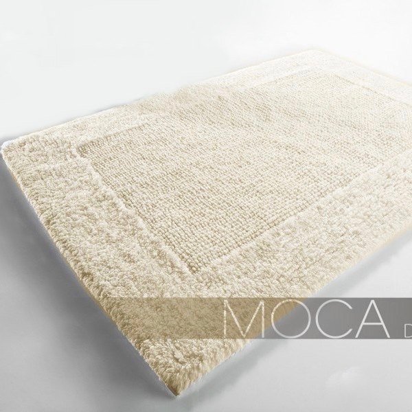 Dywanik łazienkowy Moca Design - ecru - NieMaJakwDomu Dywanik łazienkowy Moca Design - ecru - NieMaJakwDomu