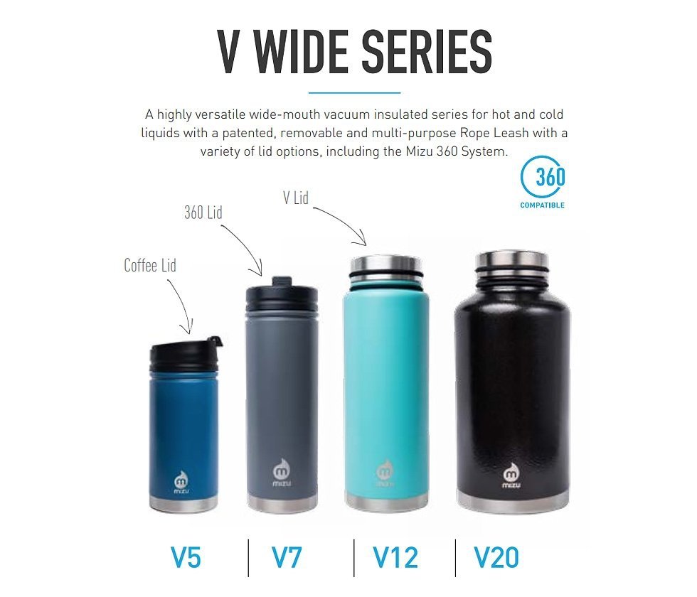 Kubek termiczny MIZU V5 Coffee Lid 450 ml biały