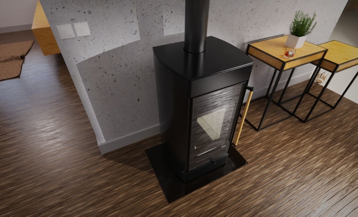 Piec wolnostojący z płaszczem wodnym DEFRO HYDROFIRE 9,5 kW - DEFRO ...