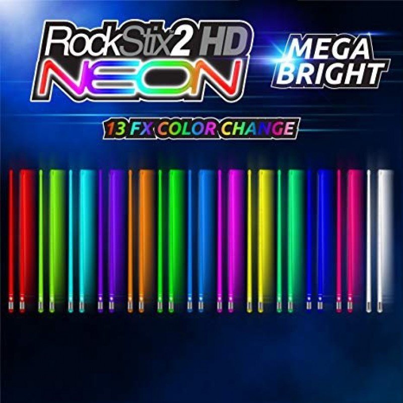 Rockstix 2HD Neon kolorowe pałki 13 kolorów
