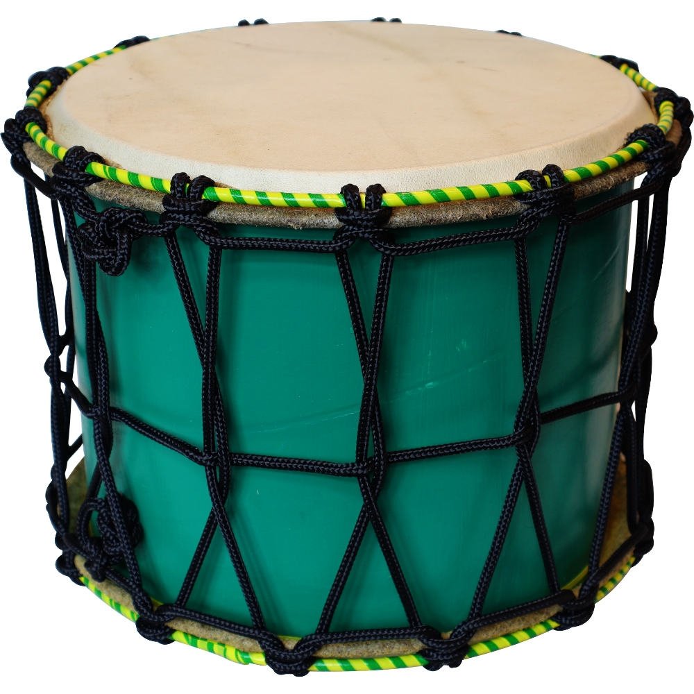 Bęben Dobosza 22cm x17cm dwumembranowy zielony