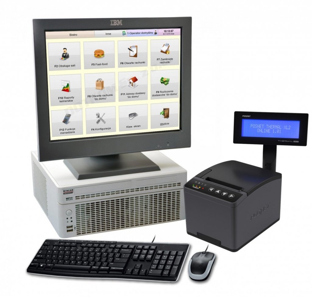 Zestaw POS online dla gastronomii - Terminale komputerowe, POS