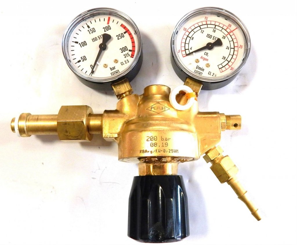 Reduktor jednostopniowy do argonu i co2 Perun - Argon CO2 Hel ...