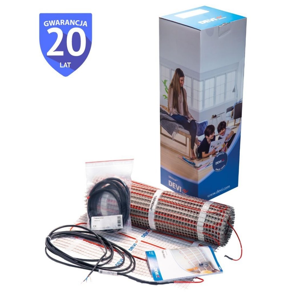 Mata grzejna DEVI mat 150t - 525W (DTIF-150) | Dobra cena