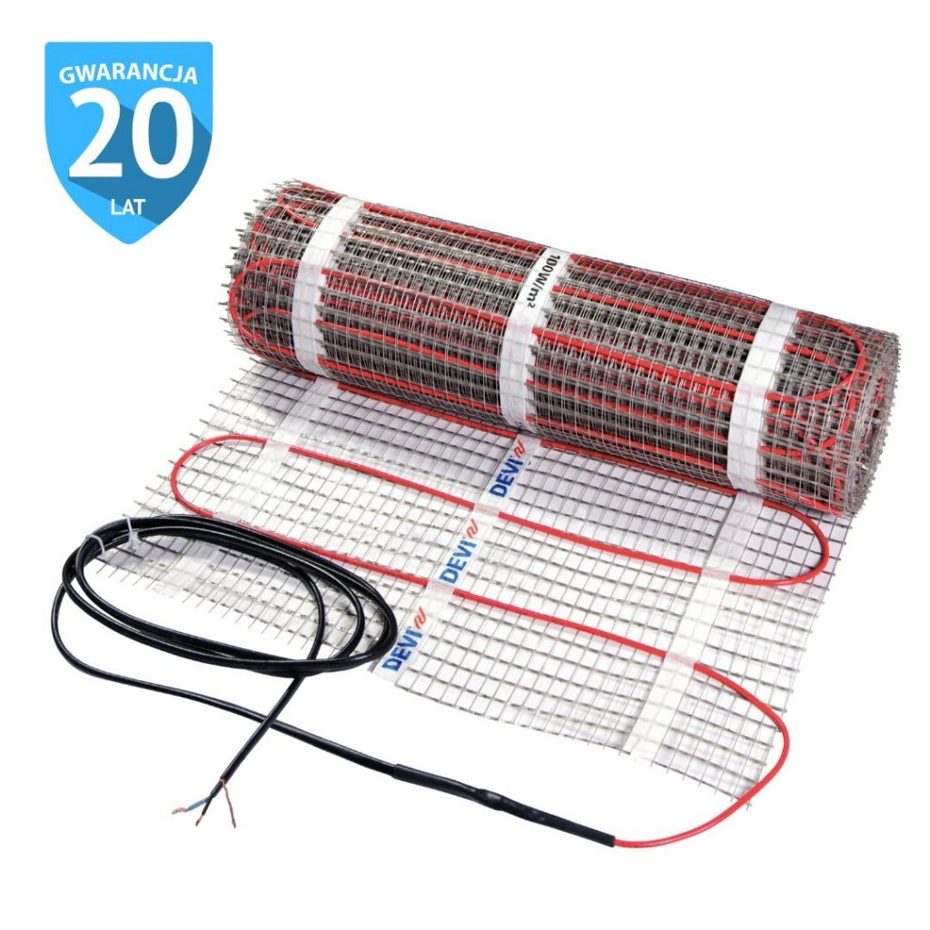 Mata grzewcza DEVI 100 W/m2 6 m2