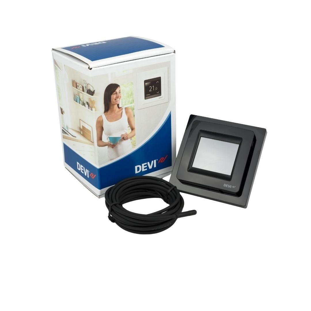 DEVIreg Touch czarny 140F1069 - Regulator temperatury DEVI