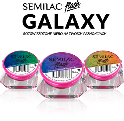 Semilac 666 flash galaxy blue&purple | Profryzjer