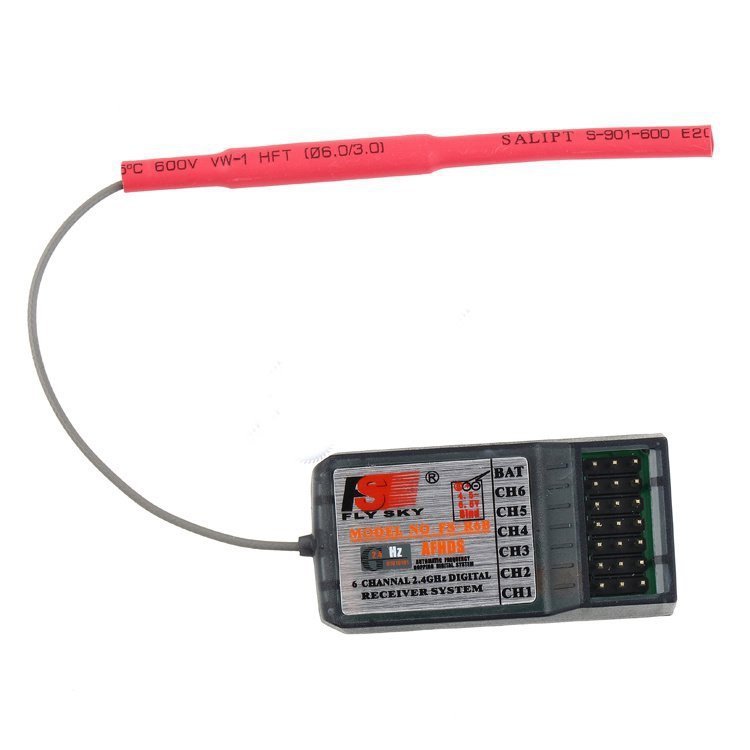 Odbiornik FS-R6B FlySky 2.4Ghz 6CH receiver for RC FS-CT6B TH9x ...