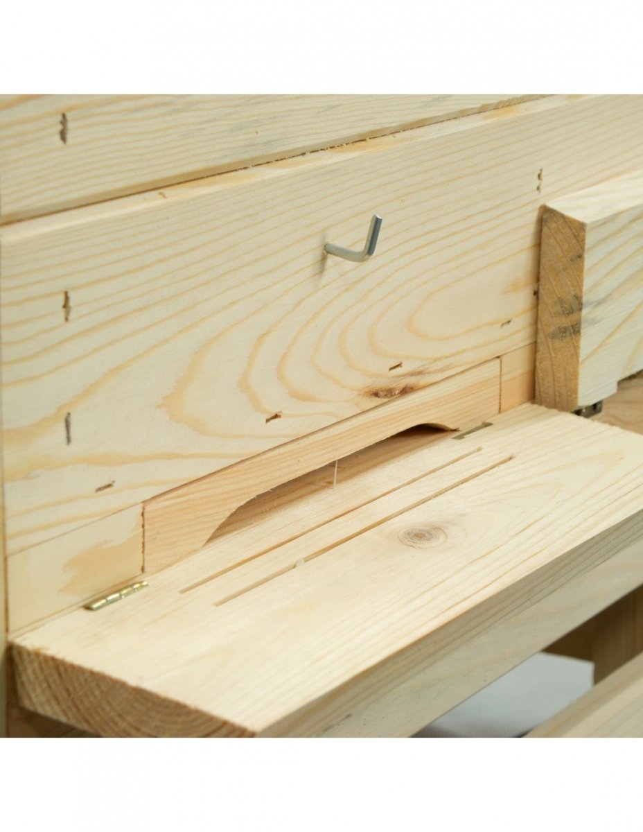 Wooden Dadant beehive - (frames, roof, stool)