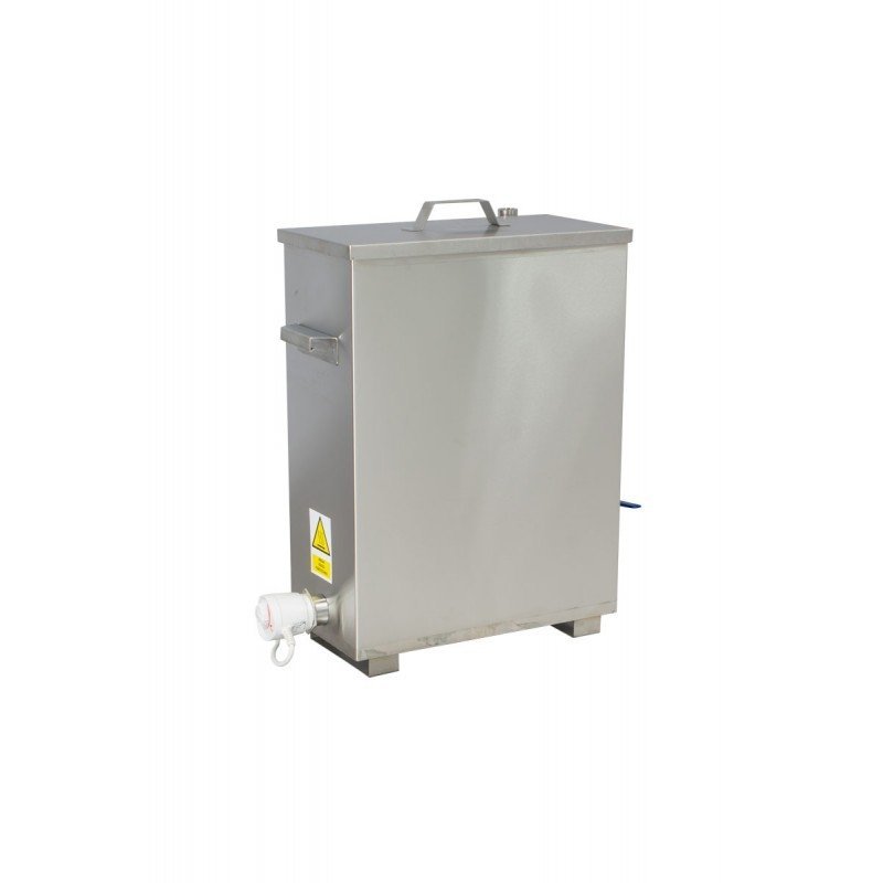 Mini wax melter with heating jacket and isolated cover, rectangular ...