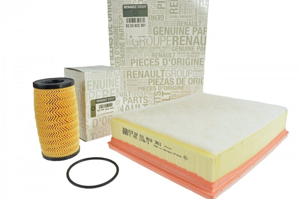 FILTR OLEJU POWIETRZA 2.0 DCI LAGUNA III ORYGINAŁ 8200602361 8200362442 ...