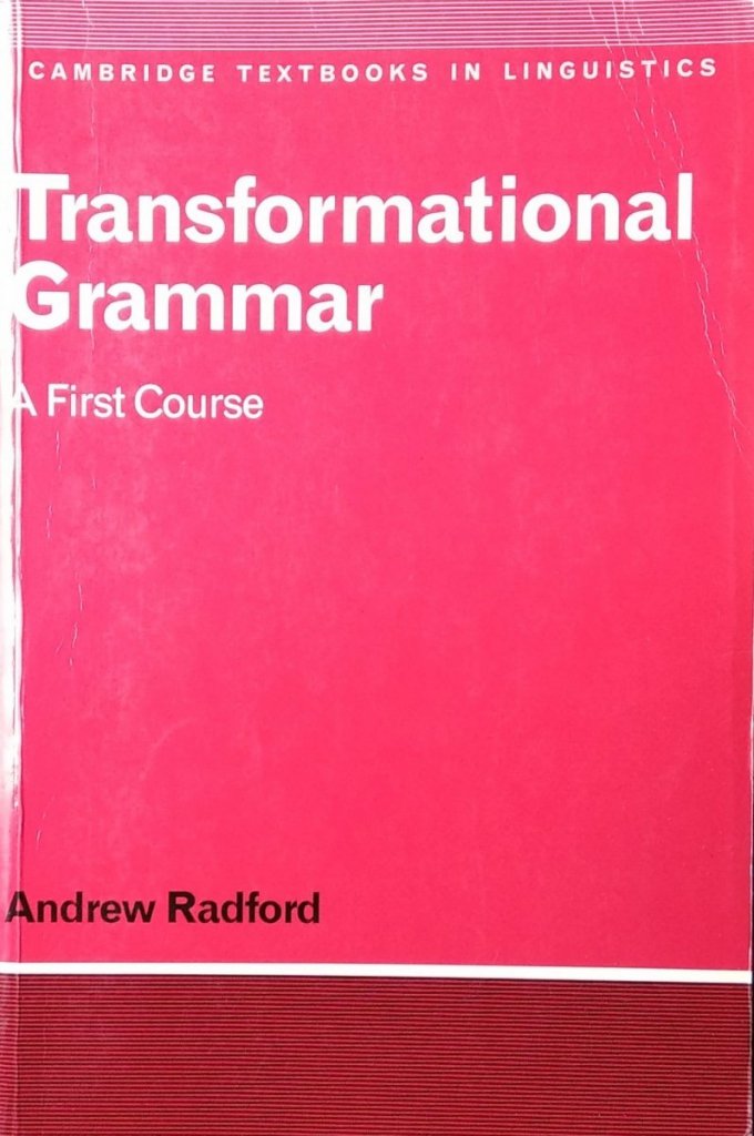 Andrew Radford Transformational Grammar