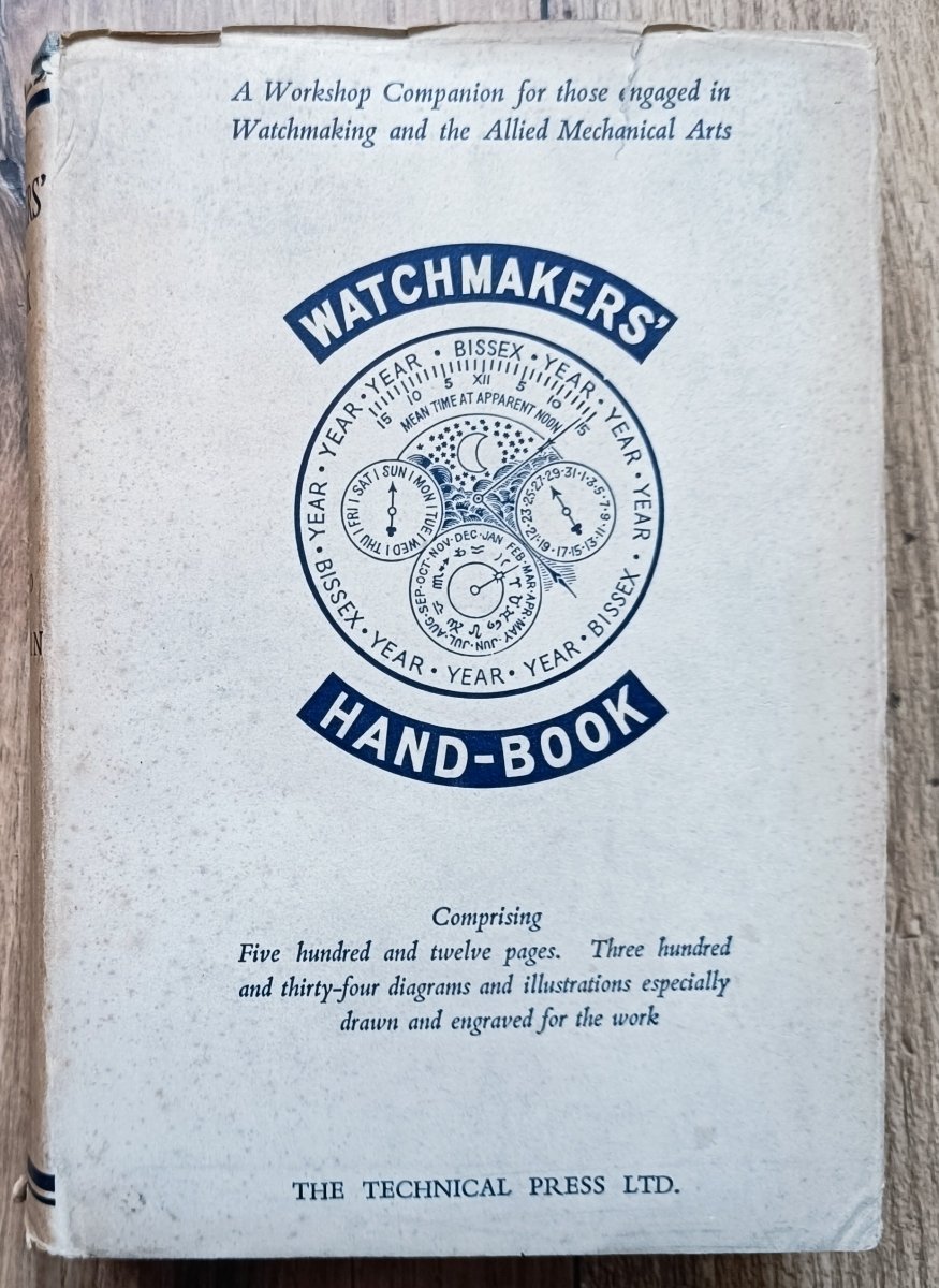 Claudius Saunier The Watchmakers' Hand-Book / 1945