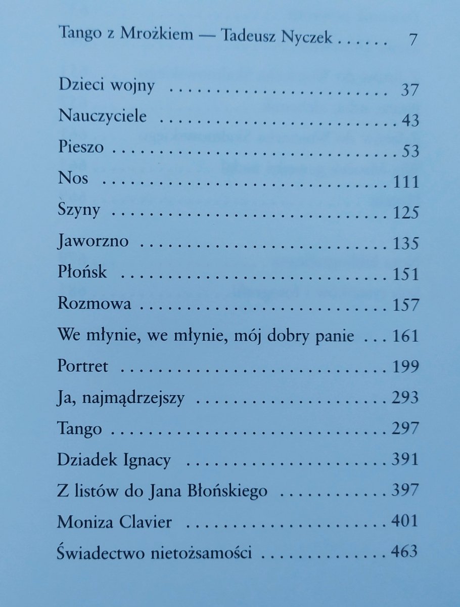 Sławomir Mrożek Tango z samym sobą