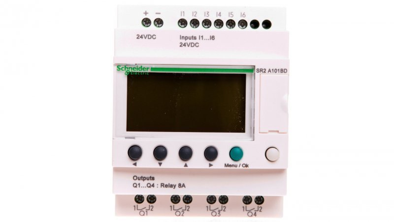 Przekaźnik programowalny 24V DC 6we 4wy Zelio Logic SR2A101BD ...