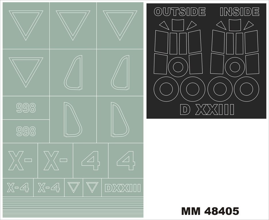 Montex MM48405 FOKKER XXIII RS MODEL 48001 1 48 - scale 1:48 - Maxi ...