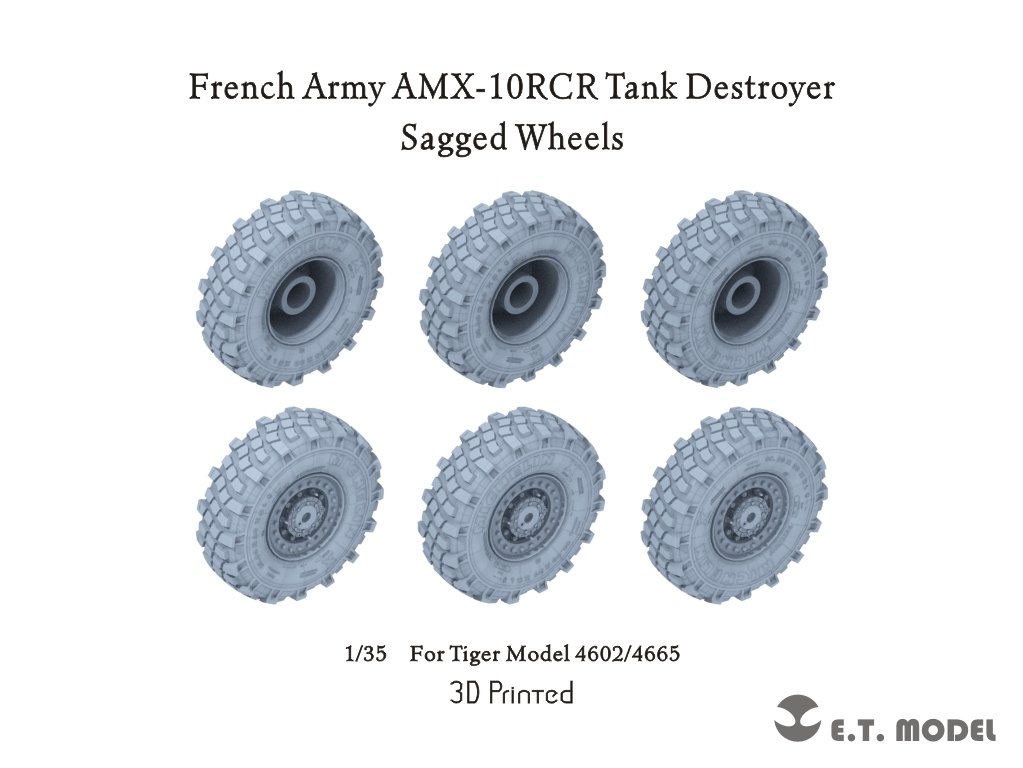 E.T. Model P35-167 Modern French AMX-10RCR Tank Destroyer Sagged wheels ...