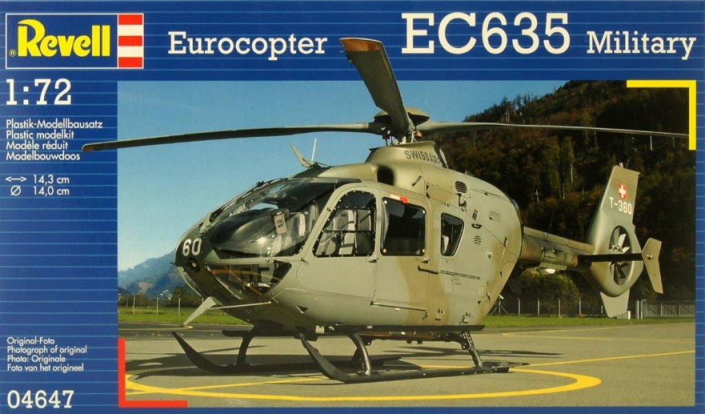 Revell 04647 Eurocopter EC635 Military (1:72) - 1:72 - Helicopters