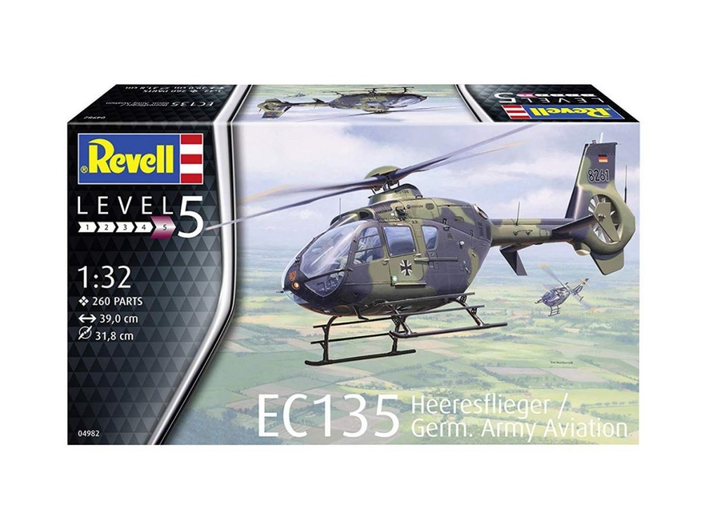 Revell 04982 EC135 Heeresflieger German Army Aviation (1:32) - 1:32 ...