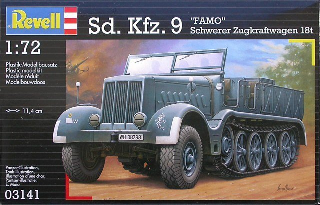 Revell 03141 Sd.Kfz. 9 Halftrack FAMO 18t - 1939-1945 - 1 72 - Military ...