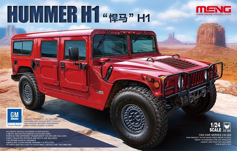 Meng Model CS-002 Hummer H1 1 24 - 1:24 - Car models