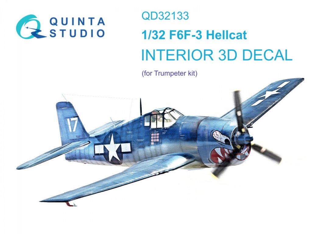 Quinta Studio QD32133 F6F-3 Hellcat 3D-Printed & coloured Interior on ...