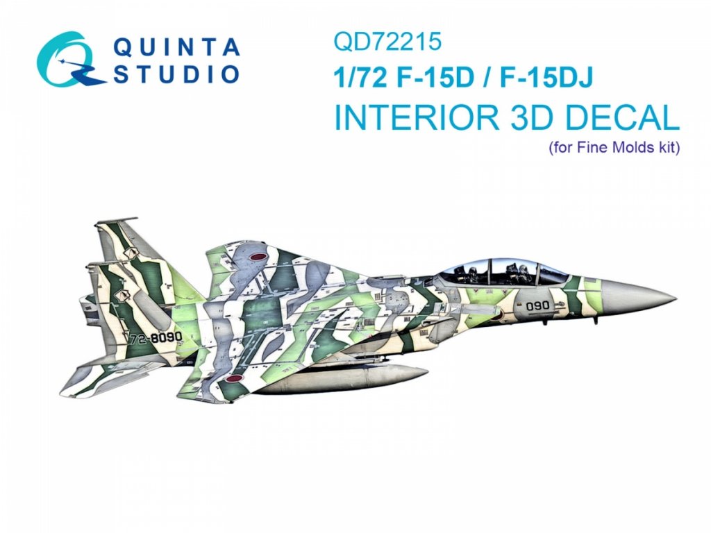 Quinta Studio QD72215 F-15D F-15DJ Eagle 3D-Printed & coloured Interior ...