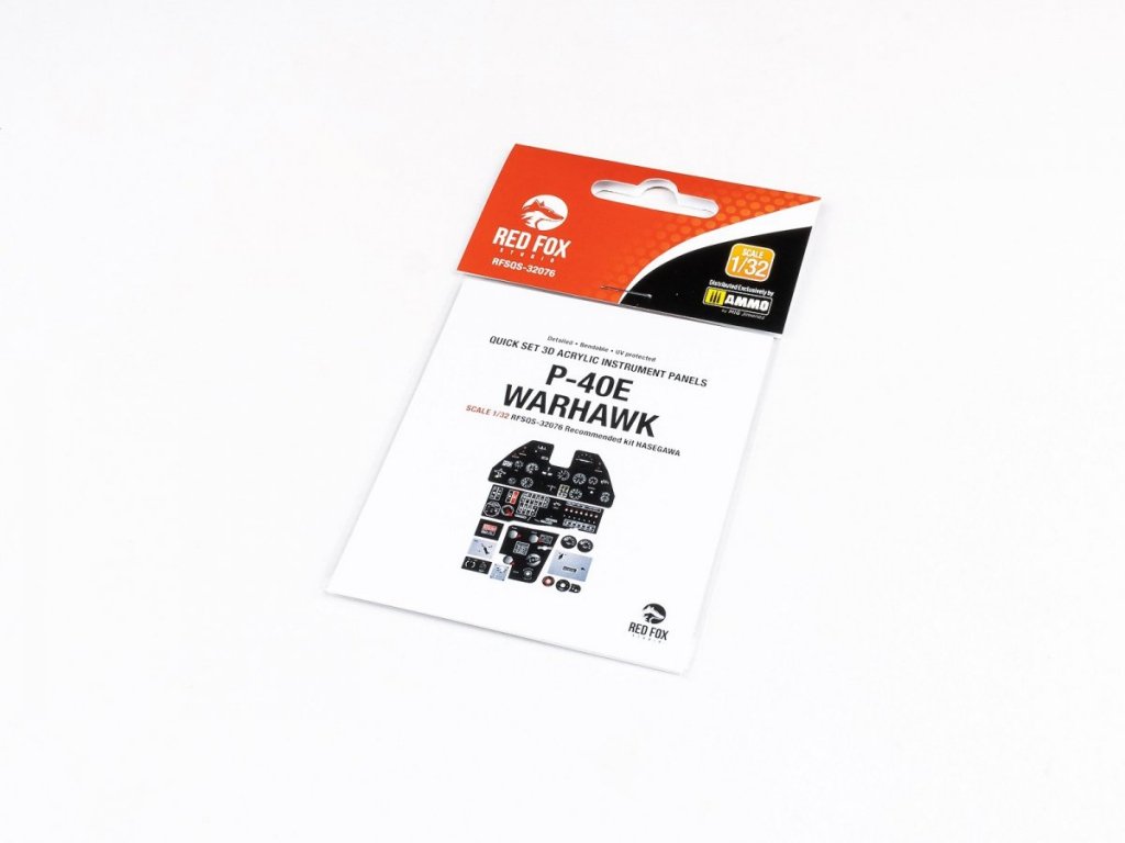 Red Fox Studio QS-32076 P-40E Warhawk Hasegawa 1 32 - skala 1 32 - Red ...