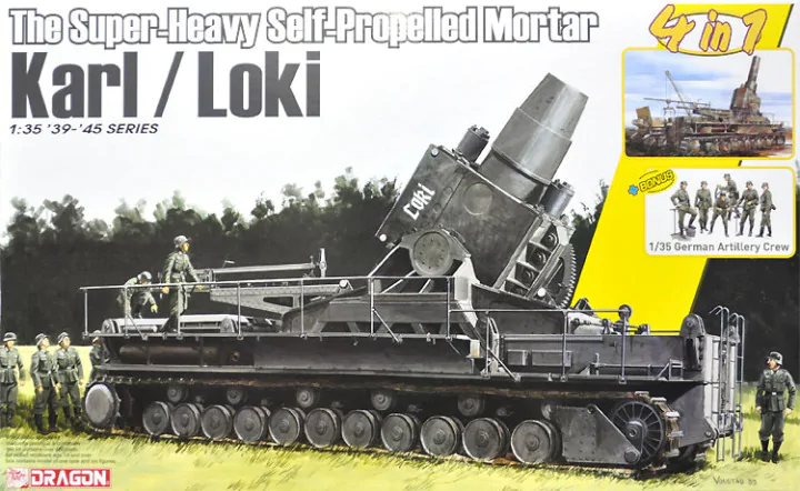 Dragon 6946 The Super-Heavy Self-Propelled Mortar Karl Loki w German ...