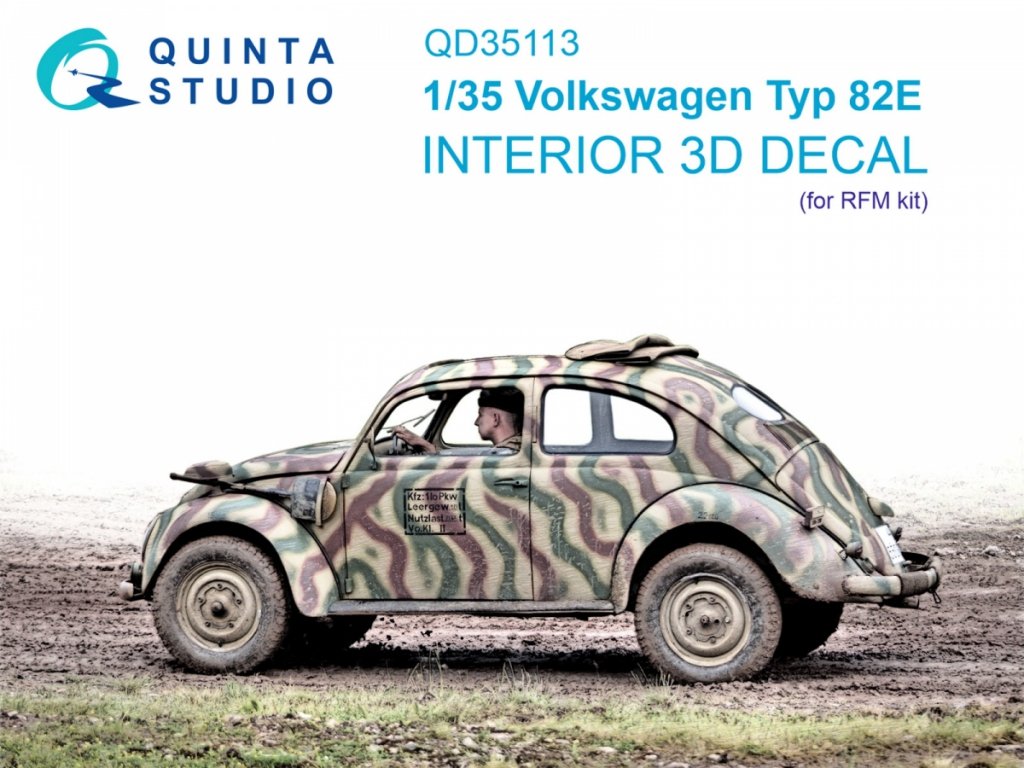 Quinta Studio QD35113 Volkswagen Typ 82E 3D-Printed & coloured Interior ...