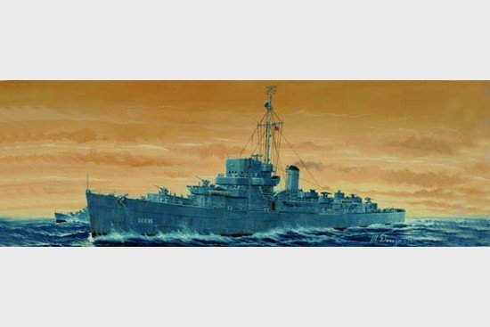 Trumpeter 05305 USS ENGLAND DE-635 (1:350) - scale 1:350 - Civilian ...