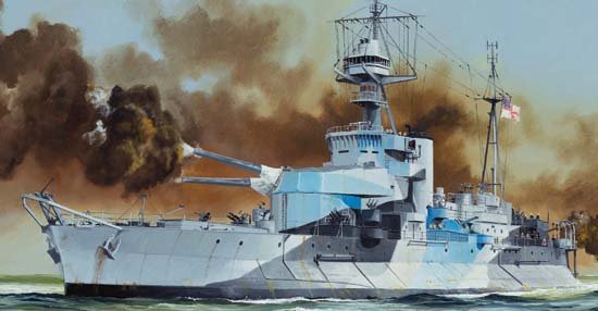 Trumpeter 05335 HMS Roberts Monitor - scale 1:350 - Civilian, military ...