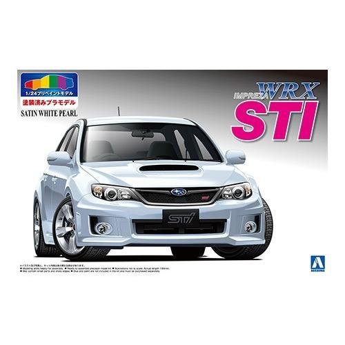 Aoshima 00490 Subaru GRB Impreza WRX White 1:24 - 1:24 - Car models