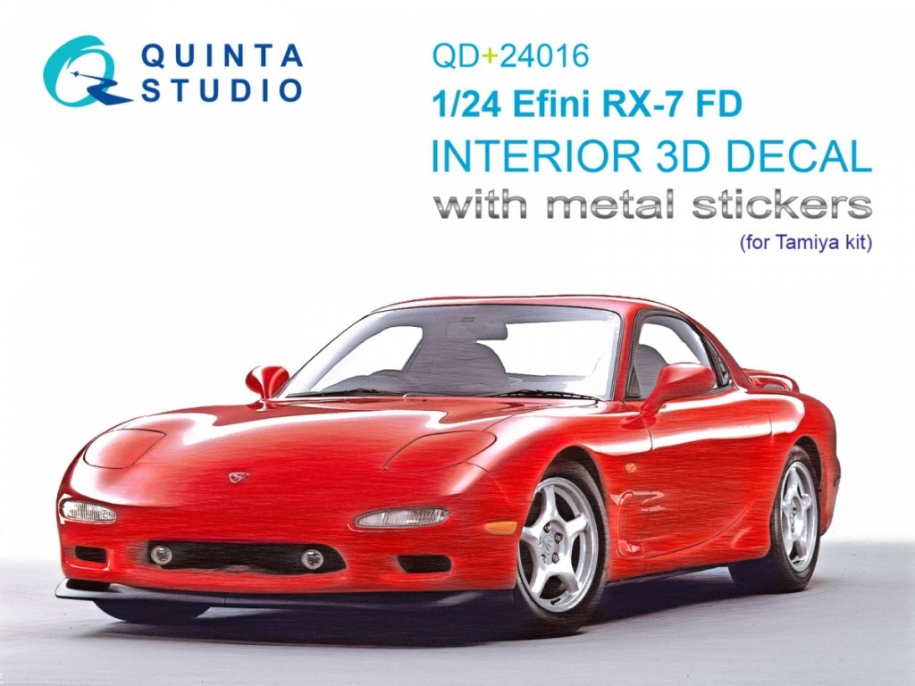 Quinta Studio QD+24016 Efini RX-7FD 3D-Printed & coloured Interior on ...
