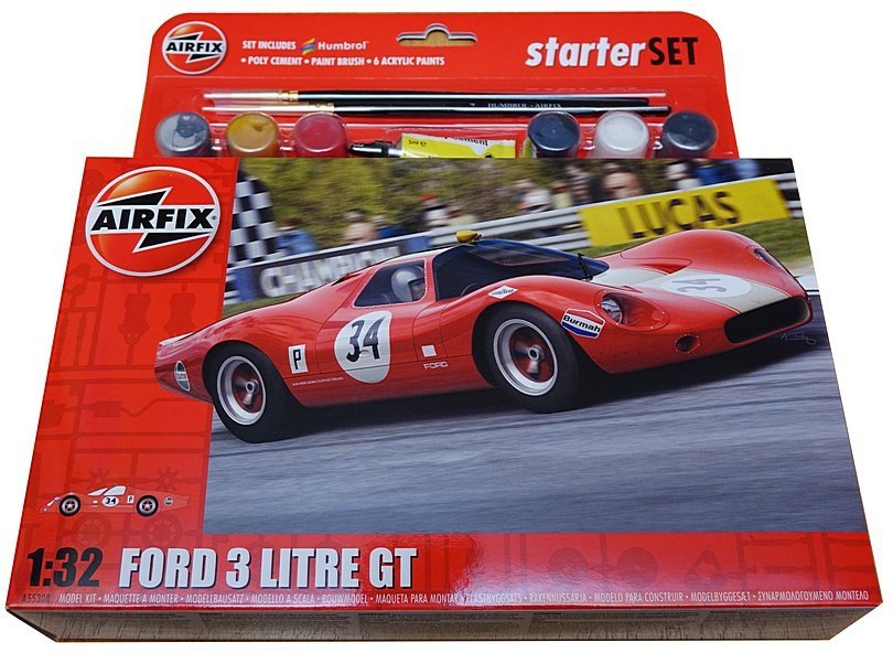 Airfix 55308 Ford 3 Litre GT Zestaw modelarski - Samochody cywilne ...