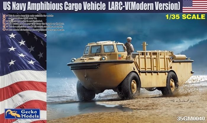Gecko Models 35GM040 US Navy Amphibious Cargo Vehicle LARC-V (Modern ...