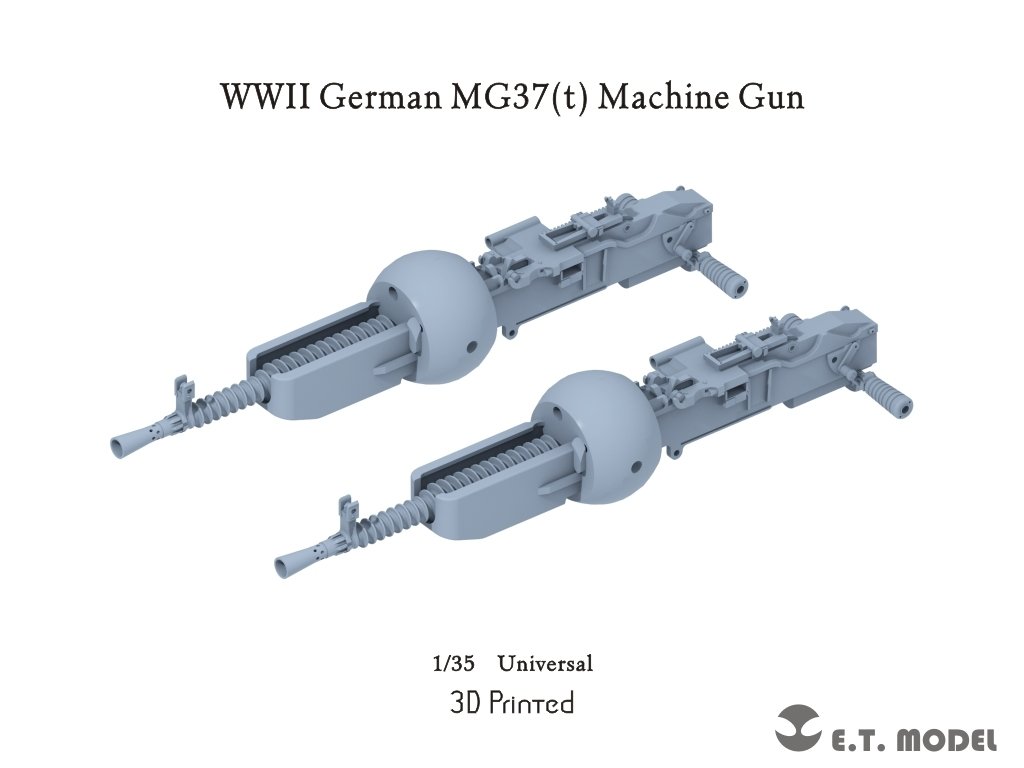 E.T. Model P35-363 WWII German MG37（t）Machine Gun 1 35 - E.T. Model ...