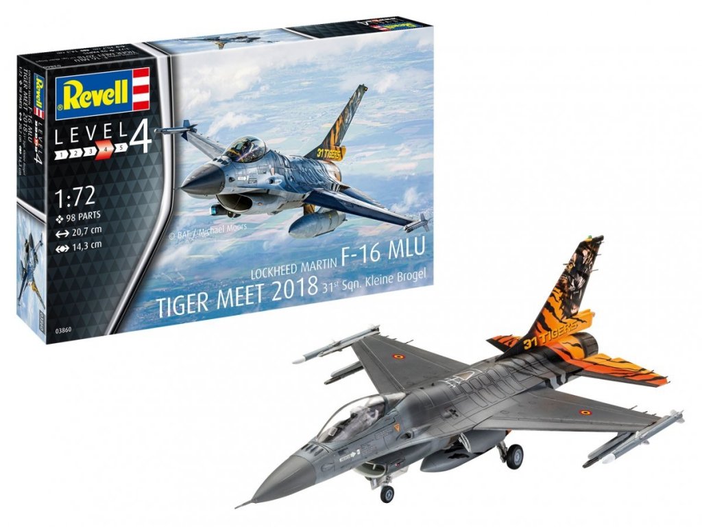 Revell 03860 Tiger Meet 2018 Lockheed Martin F-16 MLU 31st Sqn. Kleine ...