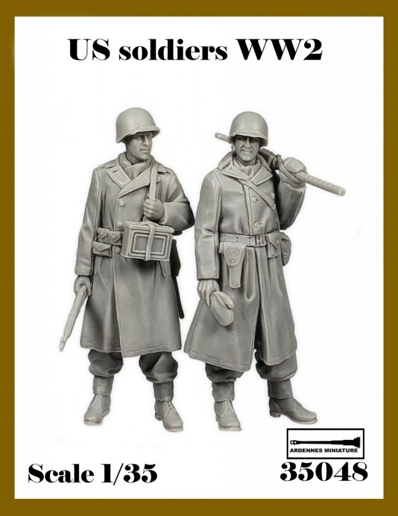 Ardennes Miniature 35048 US SOLDIERS WW2 1 35 - skala 1:35 - Figurki