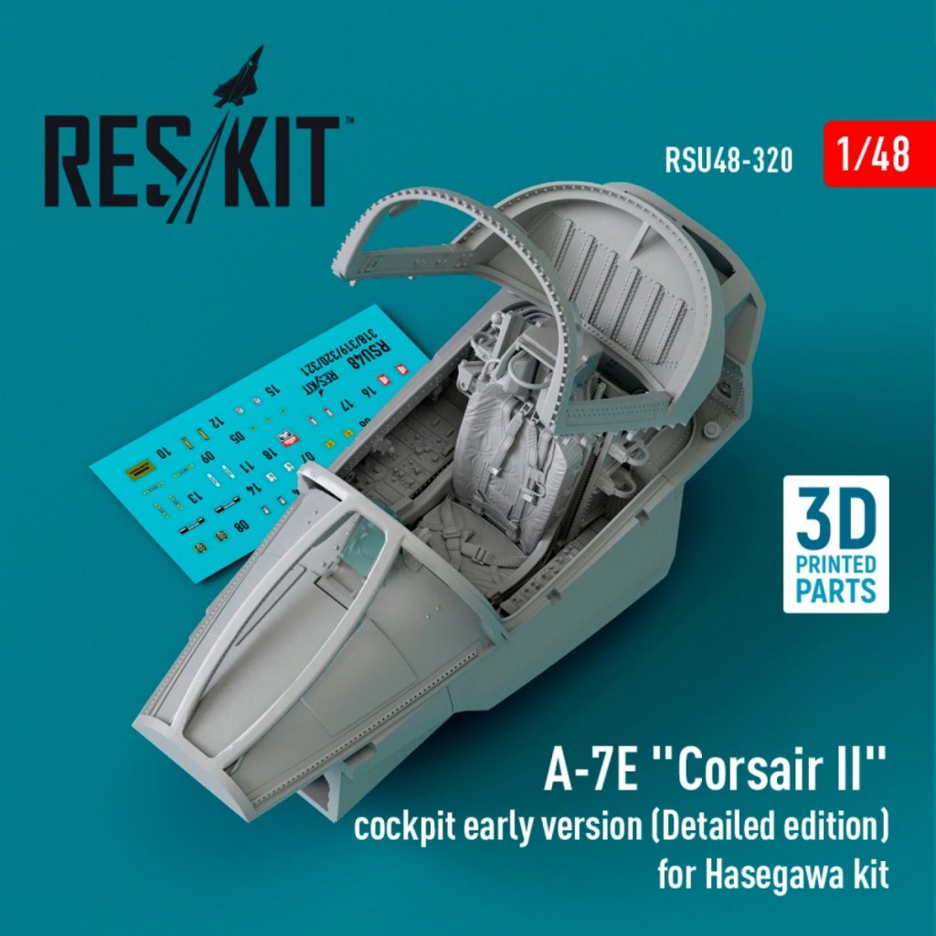 RESKIT RSU48-0320 A-7E "Corsair II" cockpit early version (Detailed ...