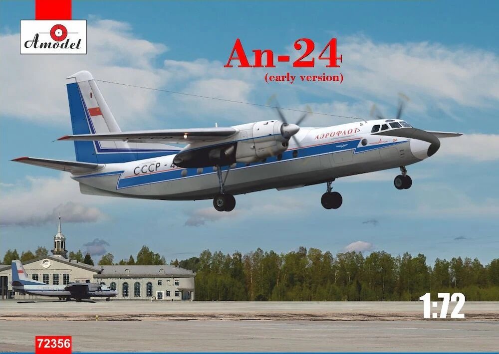 Amodel 72356 An-24 early version 1 72 - 1:72 - Modele samolotów cywilnych