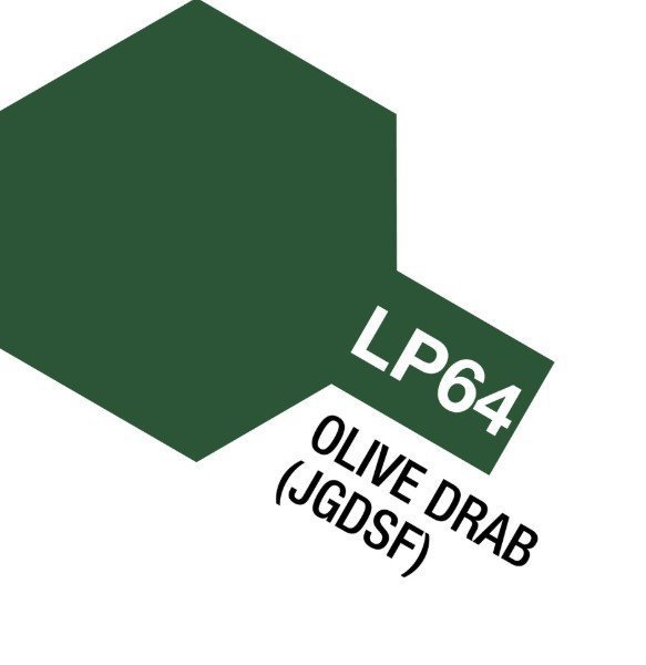 Tamiya 82164 LP-64 Olive drab (JGSDF) 10 ml - Tamiya Color Lacquer ...
